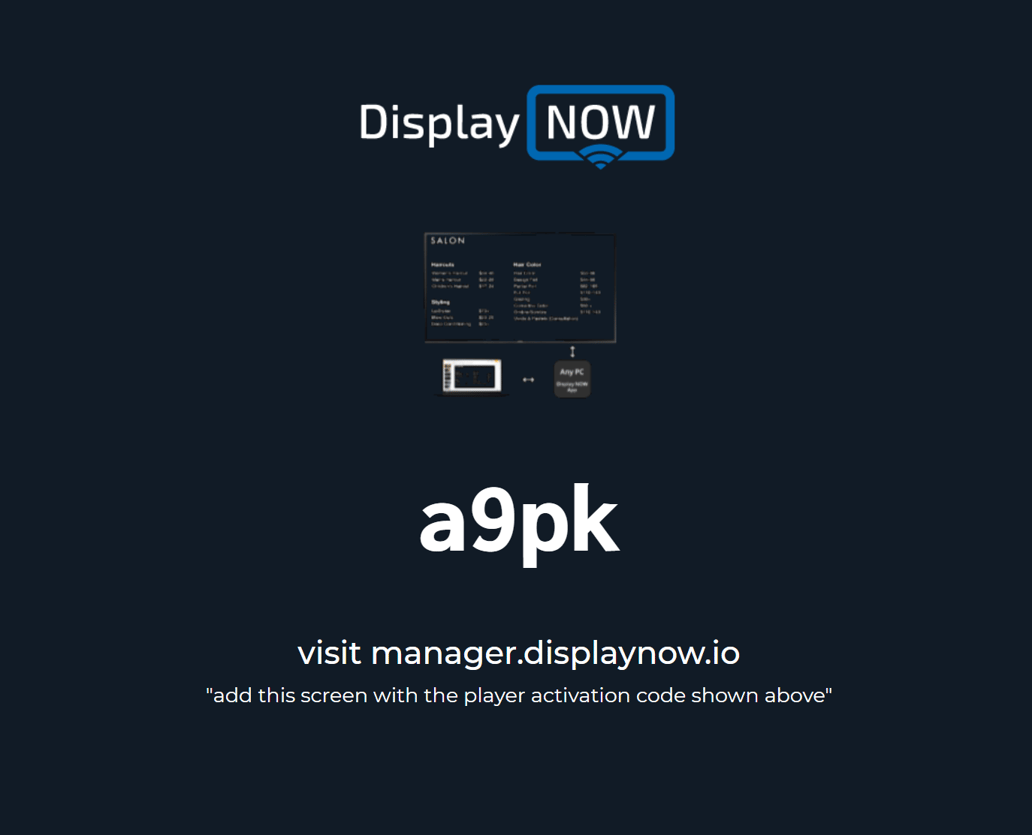 Get Started with Display NOW